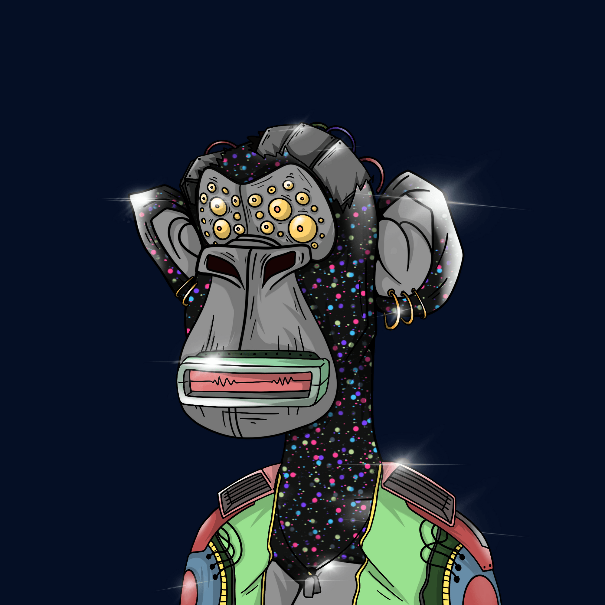 Robotic Ape 27084 Robotic Ape Social Club Opensea 