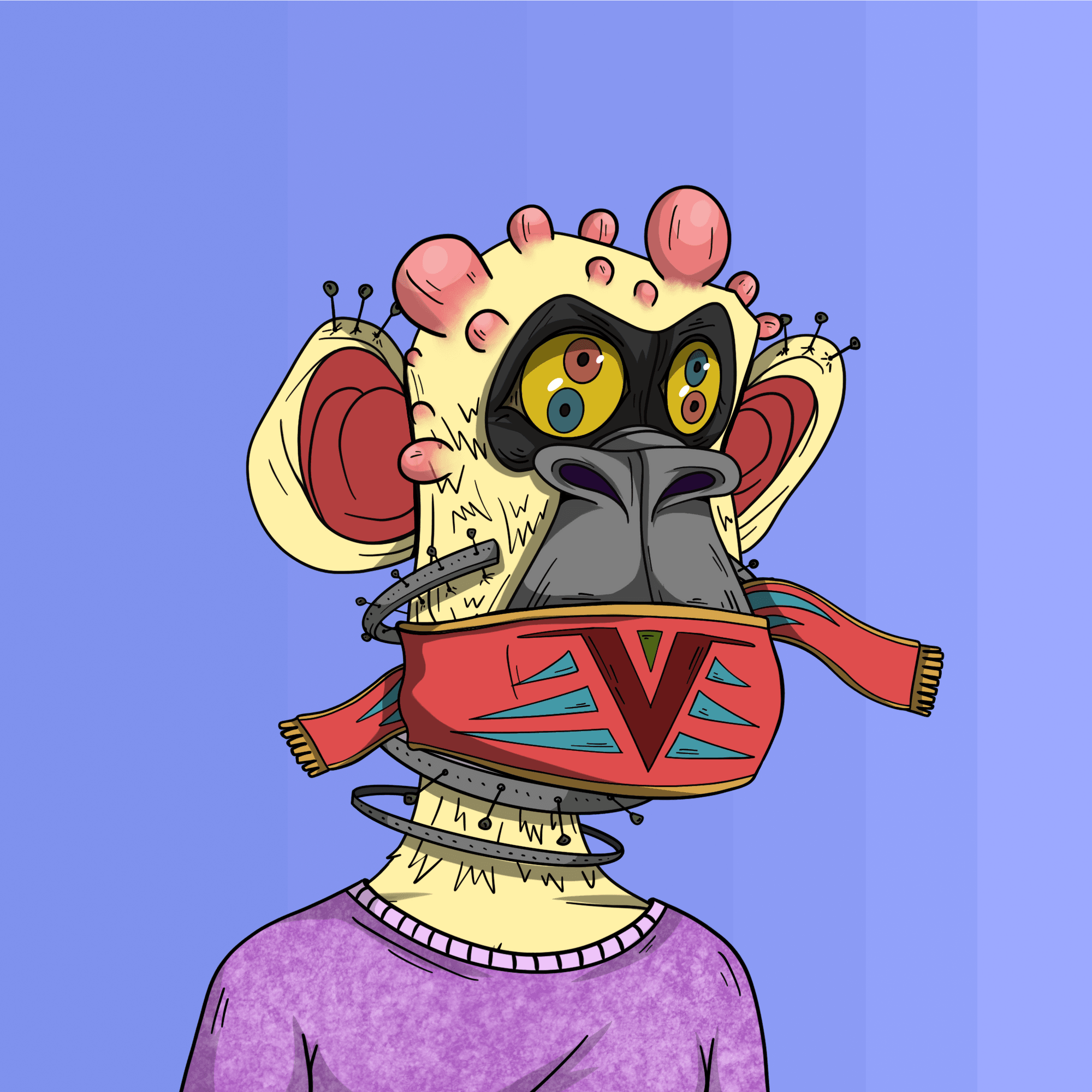 Laboratory Monkey #11733 - Laboratory Monkeys | OpenSea