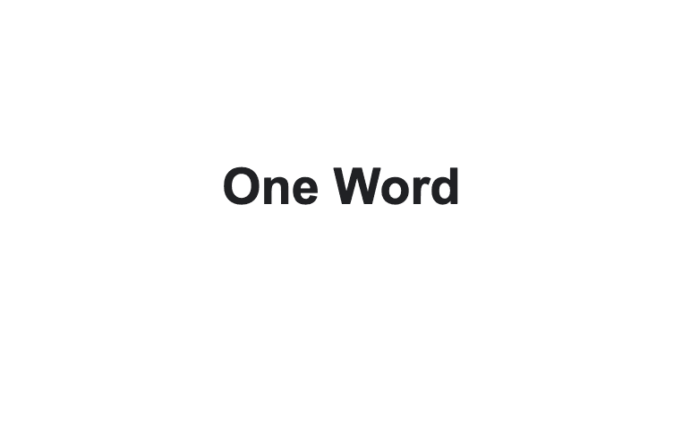 Project One word - Collection | OpenSea