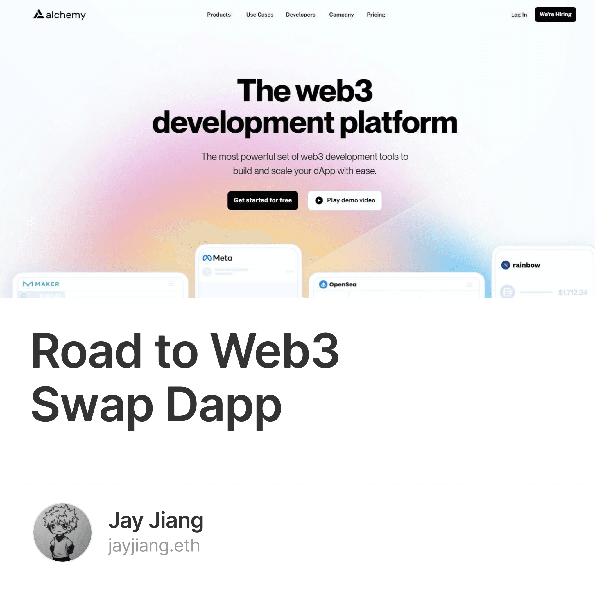 Road to Web3 Swap Dapp - Collection | OpenSea