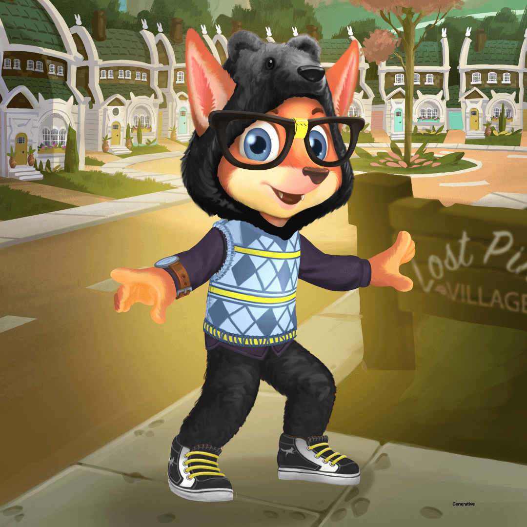 Oliver the Fox #6130 - Truplay Genesis RhymVerse Heroes | OpenSea