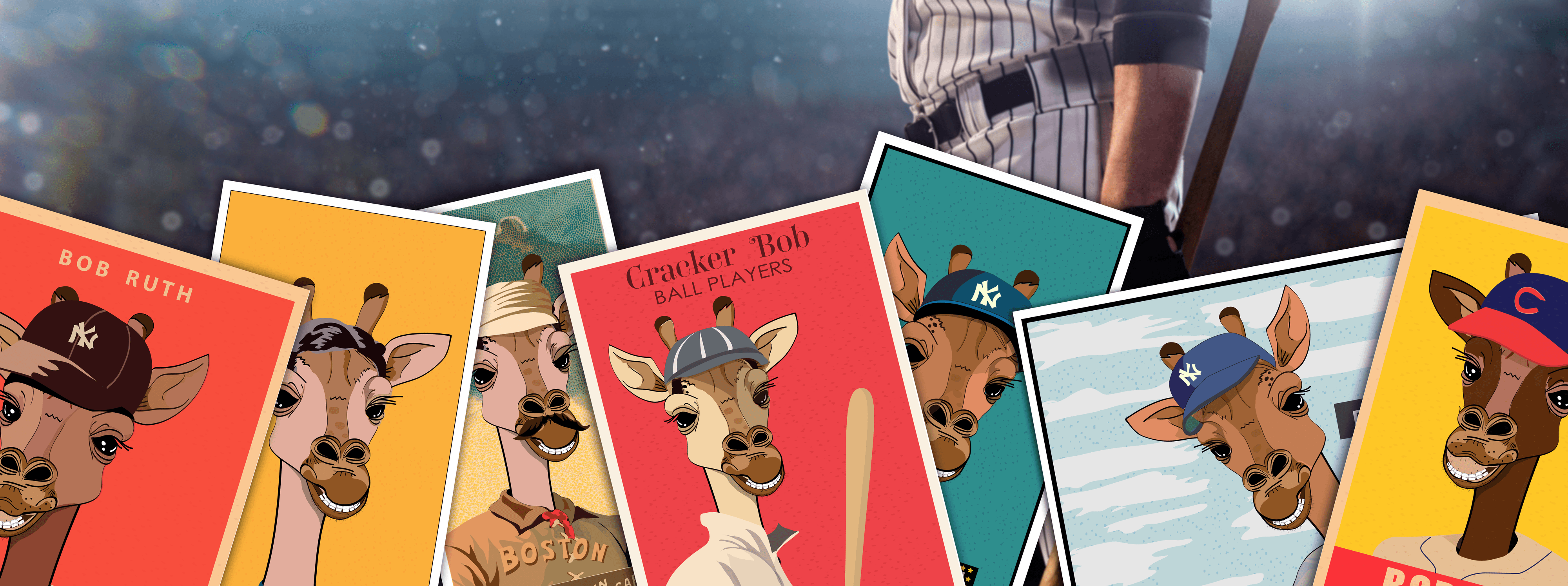 Baseball Cards With Bored Giraffe Collection Opensea