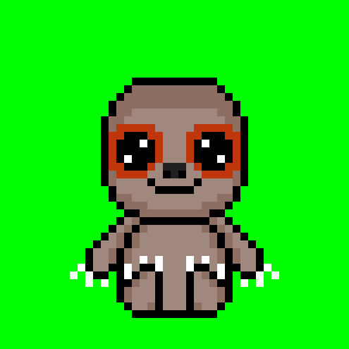 pixel art sloth - Collection | OpenSea
