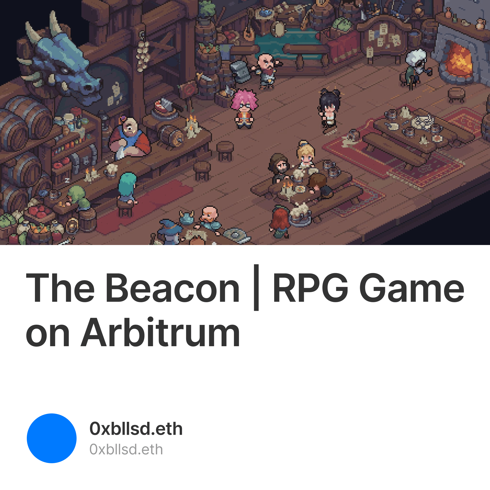 The Beacon | RPG Game on Arbitrum - Collection | OpenSea
