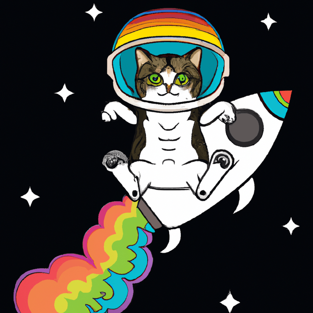 Rocketship SpaceCat - DigtalGhost's Cats | OpenSea