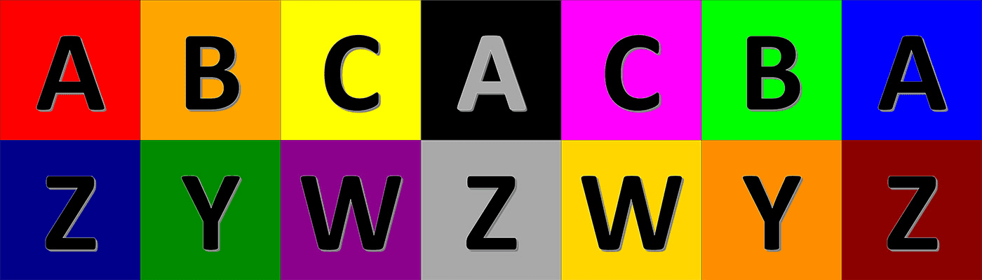 Alphabet (primary colors) - Collection | OpenSea