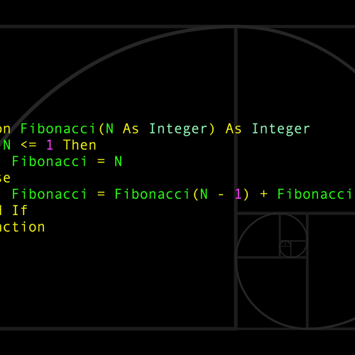 Recursive Fibonacci #152 in Visual Basic - Poetic Code: Recursive ...