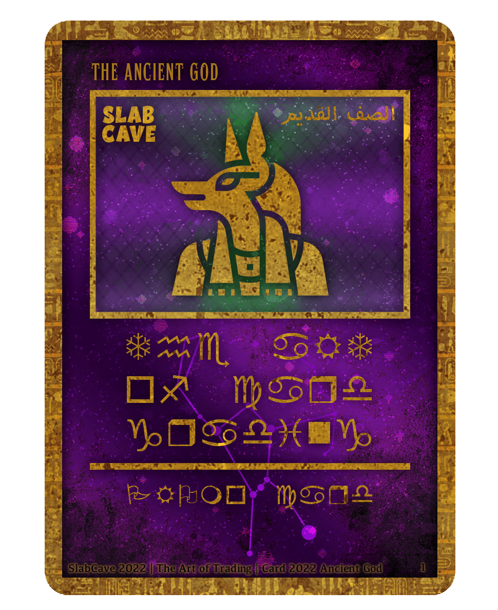 Slabcave Trading Card NFT #1 - The Ancient God - Trading Cards ...