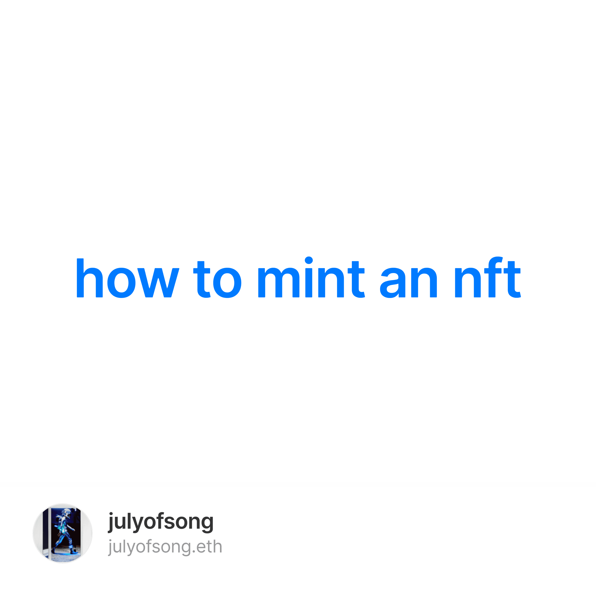 how to mint an nft - Collection | OpenSea