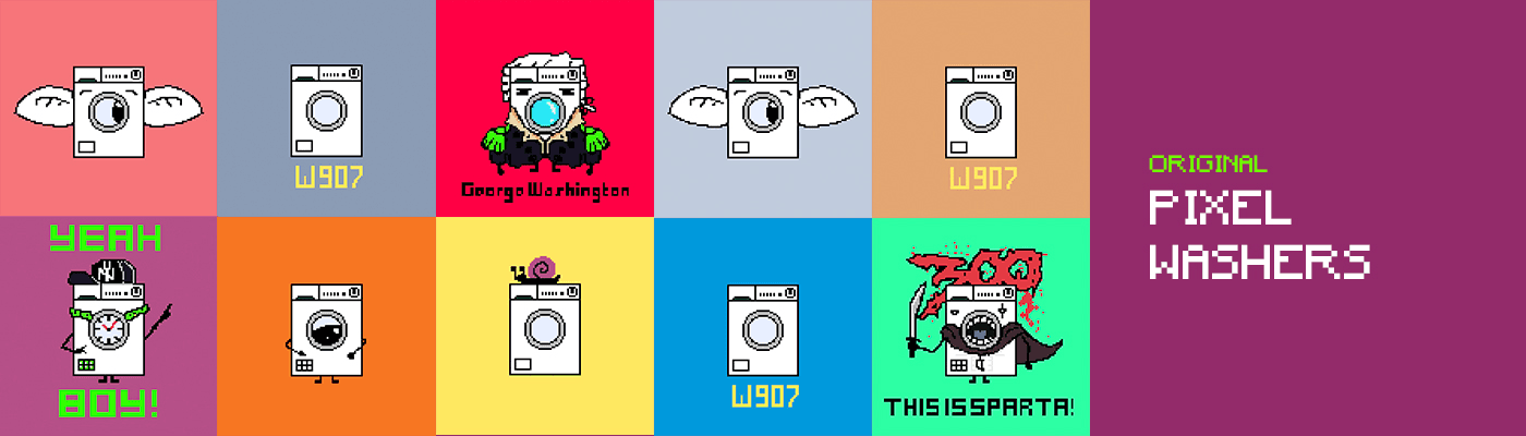 Pixel Washers Collection - Collection | OpenSea