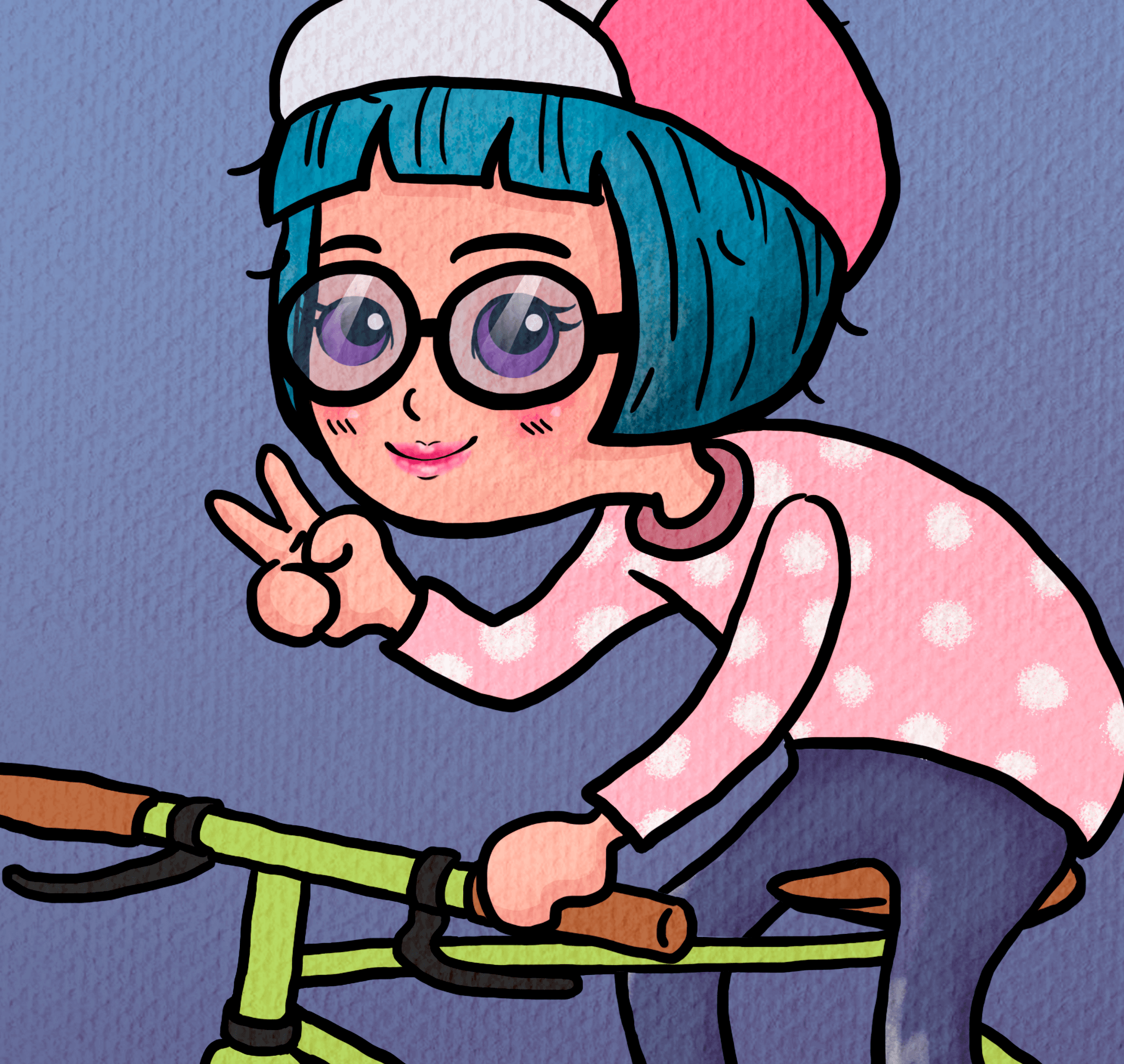 Girl On Bike Collection Opensea