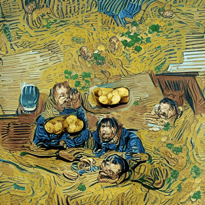 Potato Eaters Vincent Van Gogh