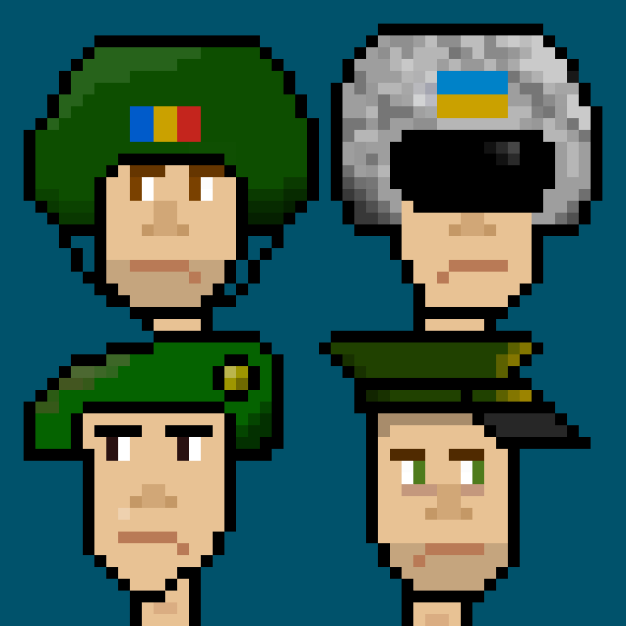 Pixel Art Soldiers - Collection | OpenSea