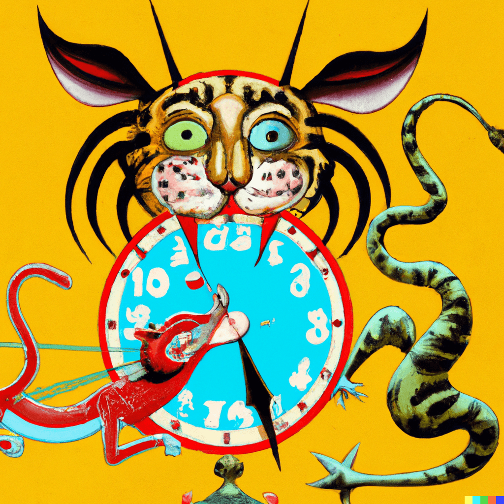 surreal-art-1-the-devil-and-the-tiger-kaiketsuart-opensea