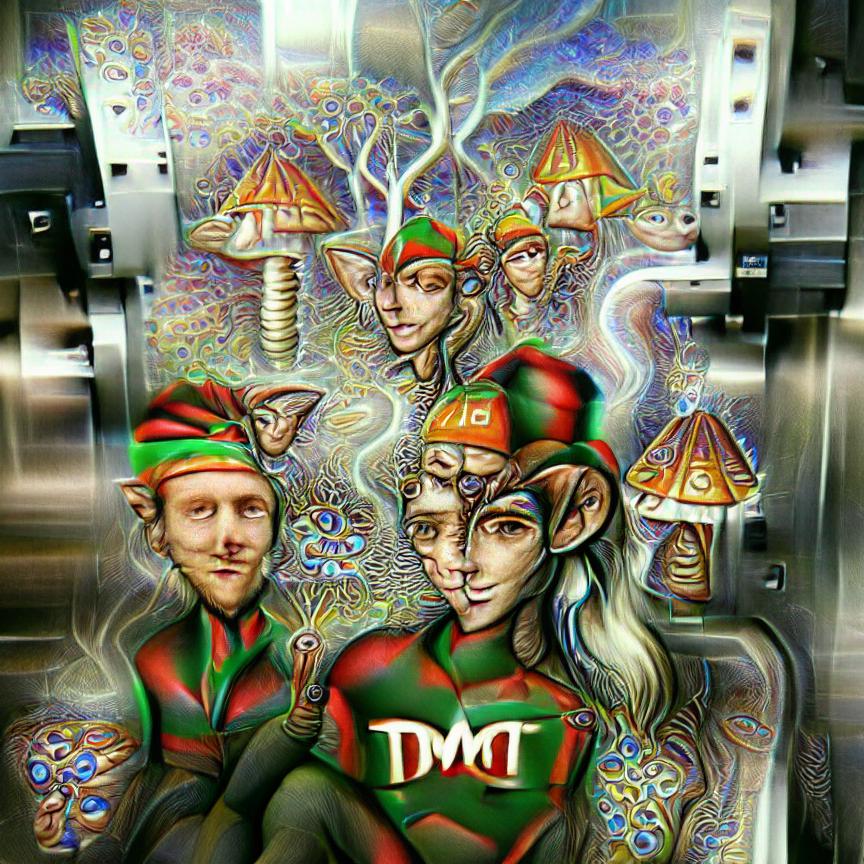 DMT Machine Elves Ai 2021 - Collection | OpenSea