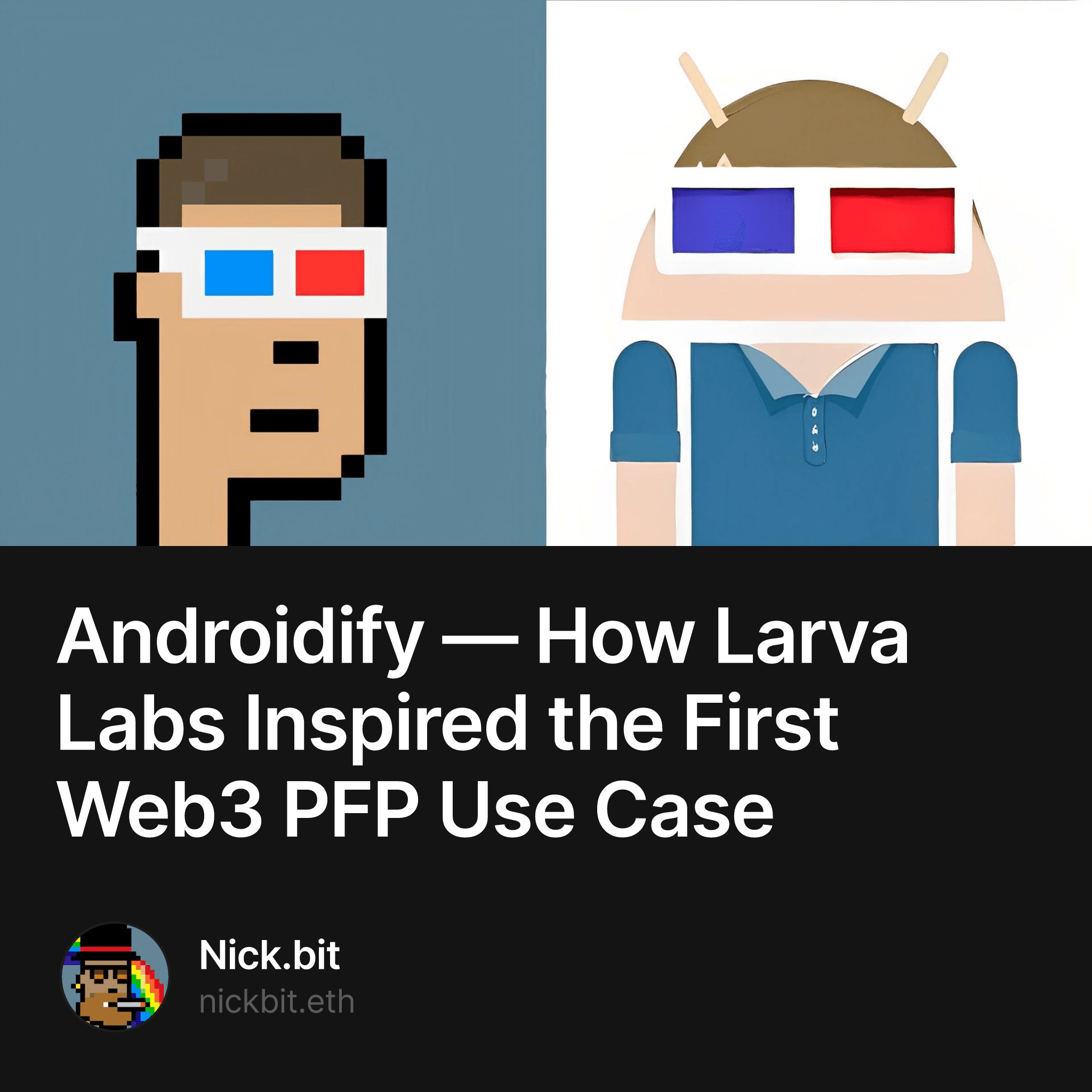 Androidify — How Larva Labs Inspired the First Web3 PFP Use Case - Collection | OpenSea
