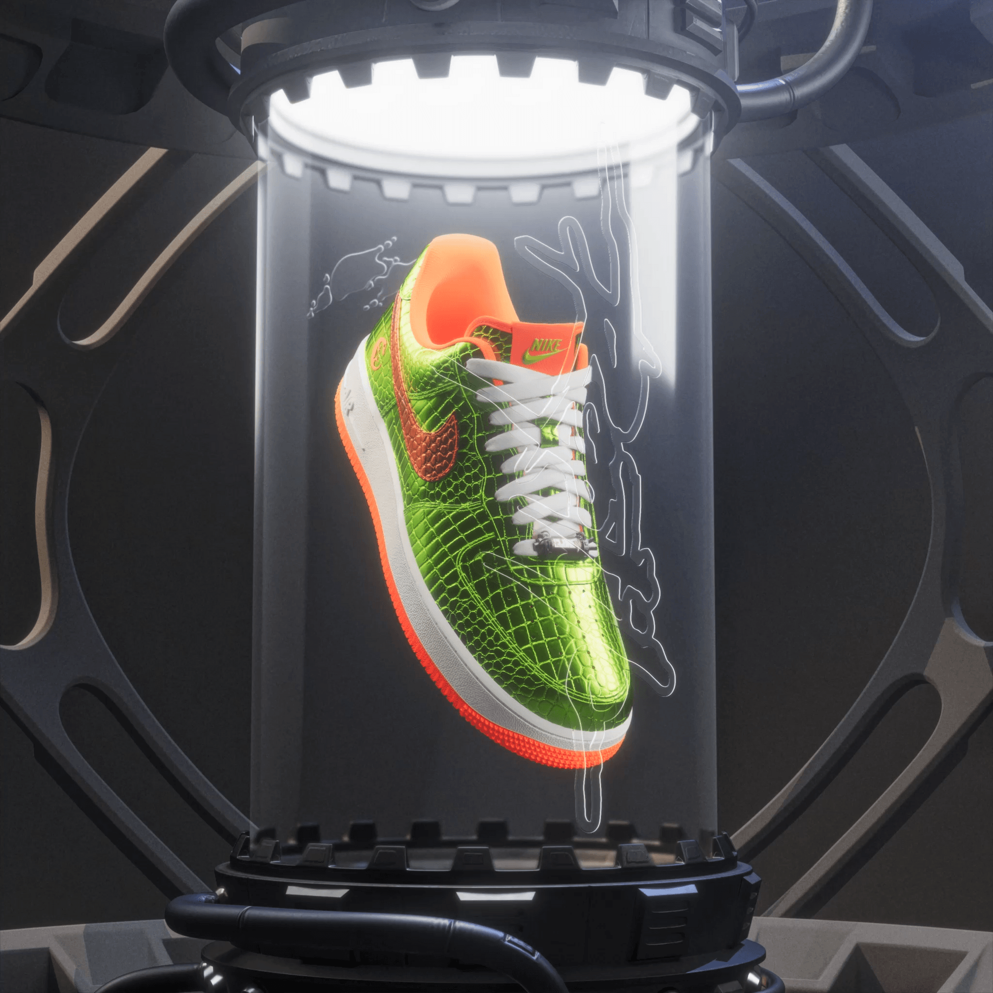 RTFKT x Nike Air Force 1 - Reptile 🦎 - RTFKT Clone X Forging SZN 1 (PRE-FORGE) ⚒️ | OpenSea