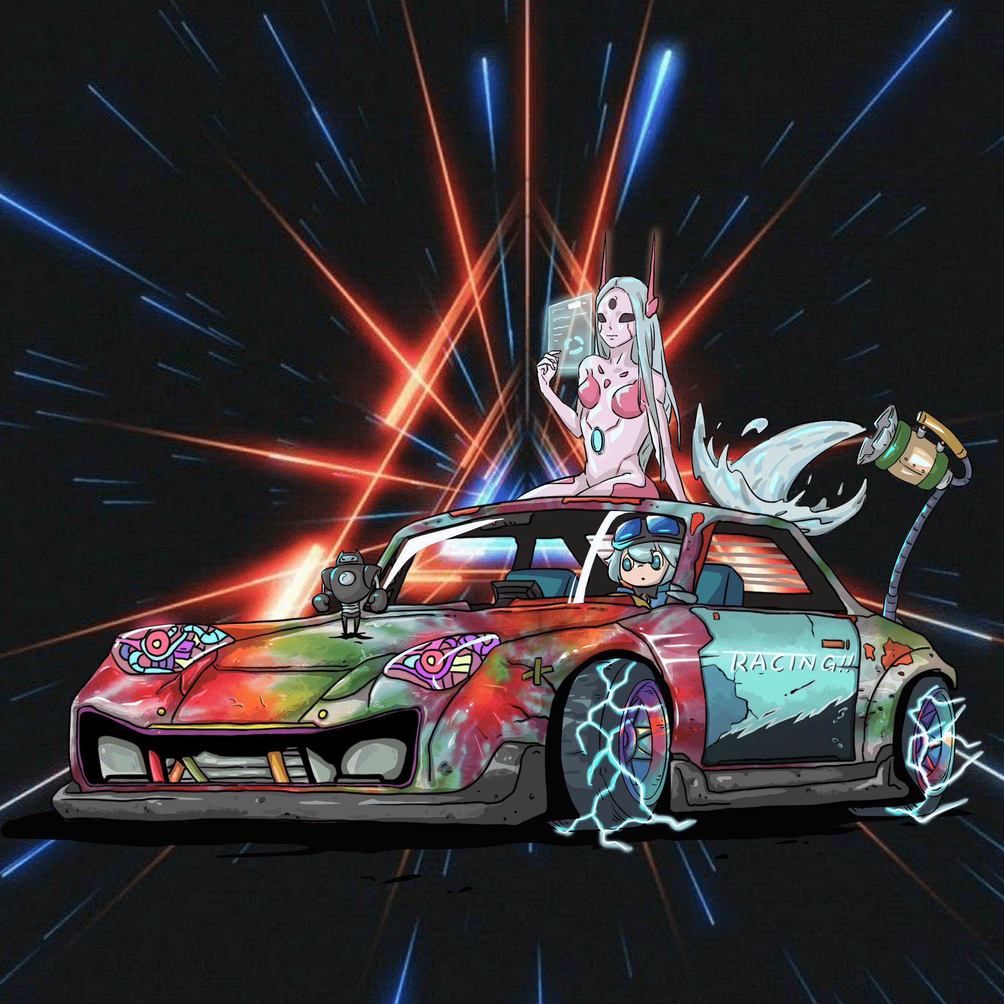 Cyberpunk Racing #8804 - Cyberpunk Racing | OpenSea