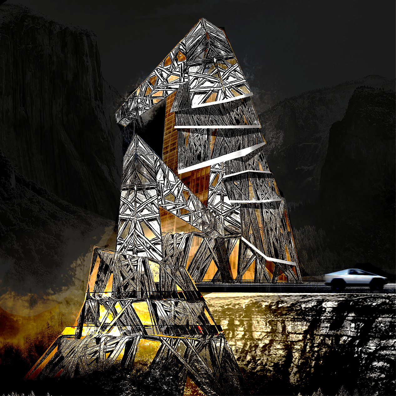 Futuristic Collage Architecture - Collection | OpenSea