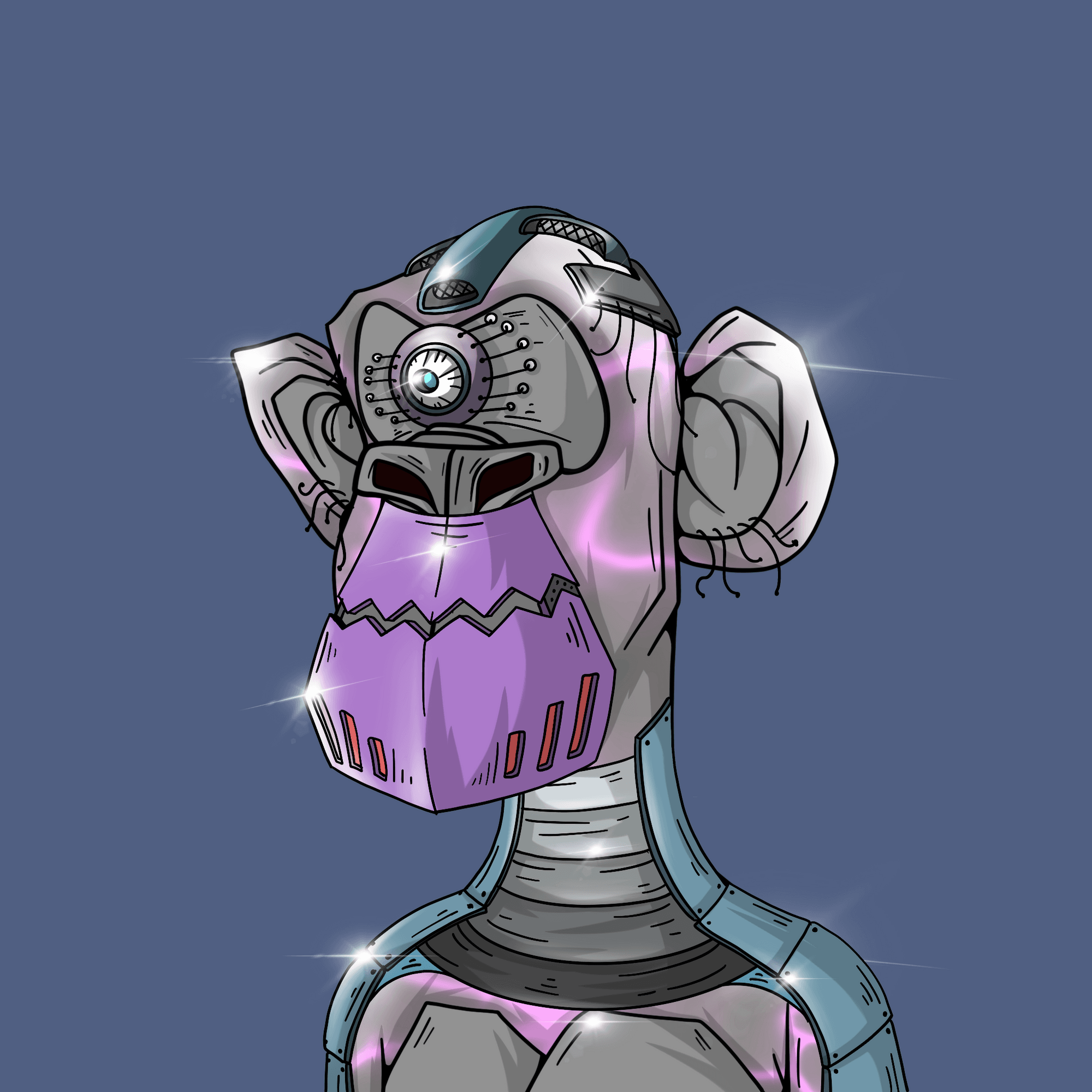 Robotic Ape 11892 Robotic Ape Social Club Opensea 