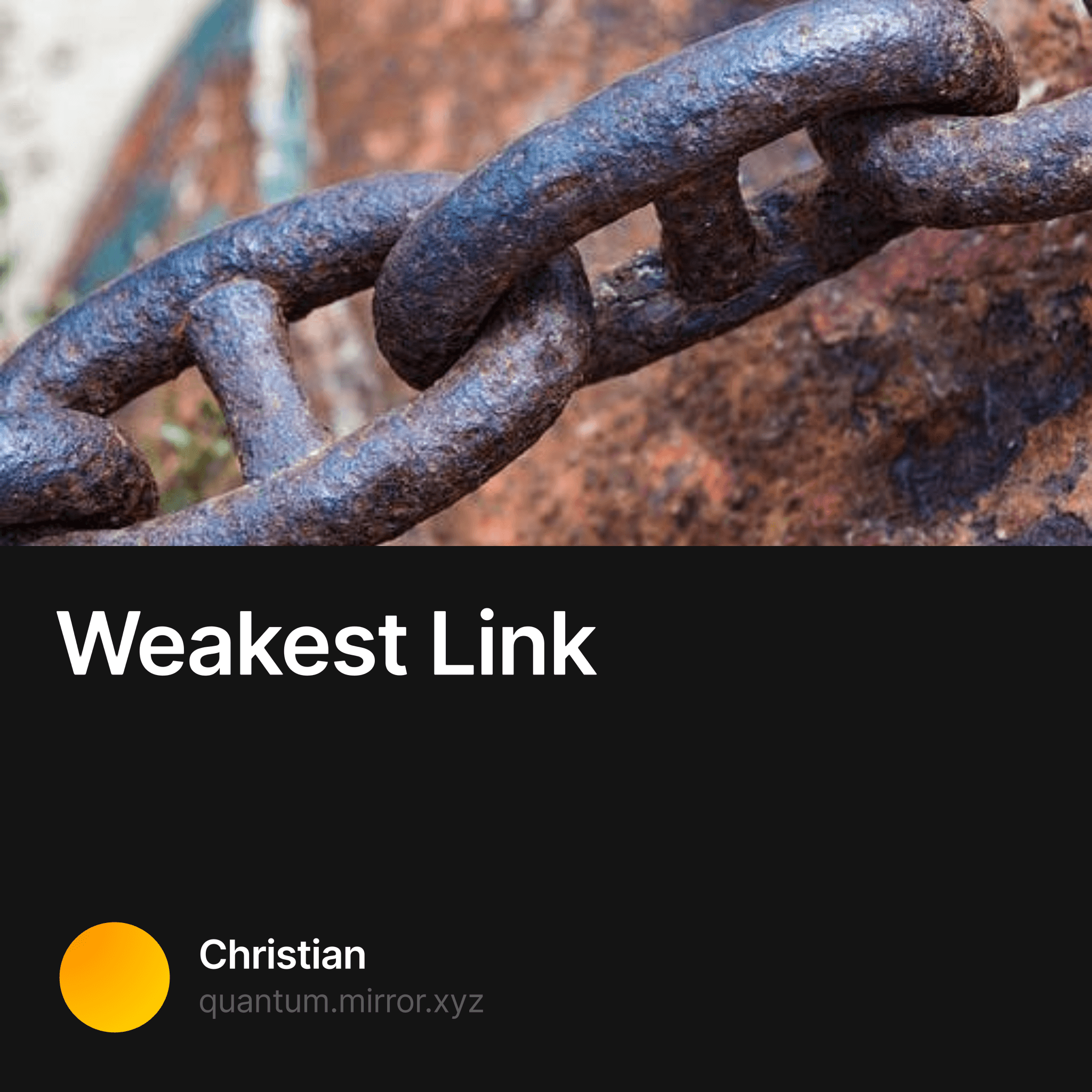 Weakest Link - Collection | OpenSea