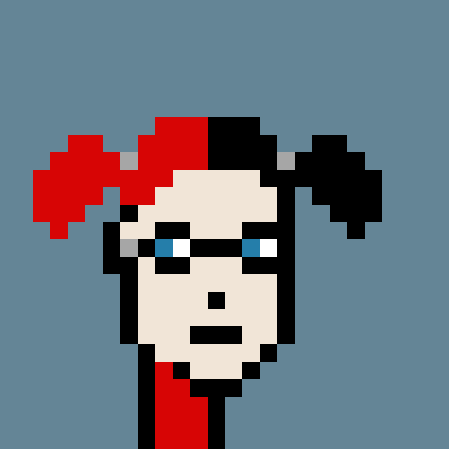 #039 Harley Quinn - CRYPTOPUNKS collection of comic book characters | OpenSea