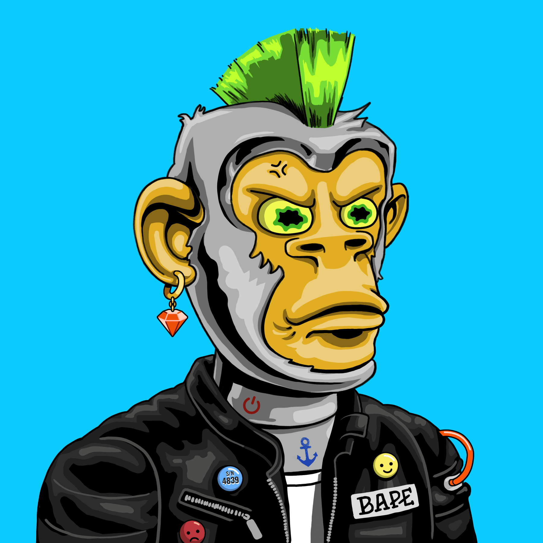 BAPE #4839 - Official Bionic Apes Collection | OpenSea