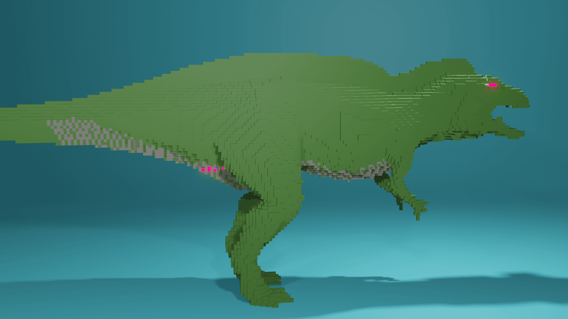 Dino 3d Pixel - Collection | OpenSea