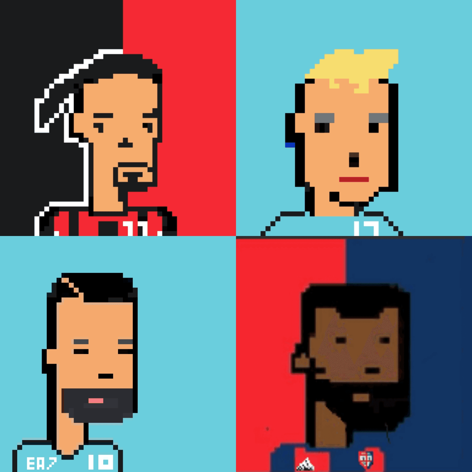 Football pixel nft - Colección | OpenSea