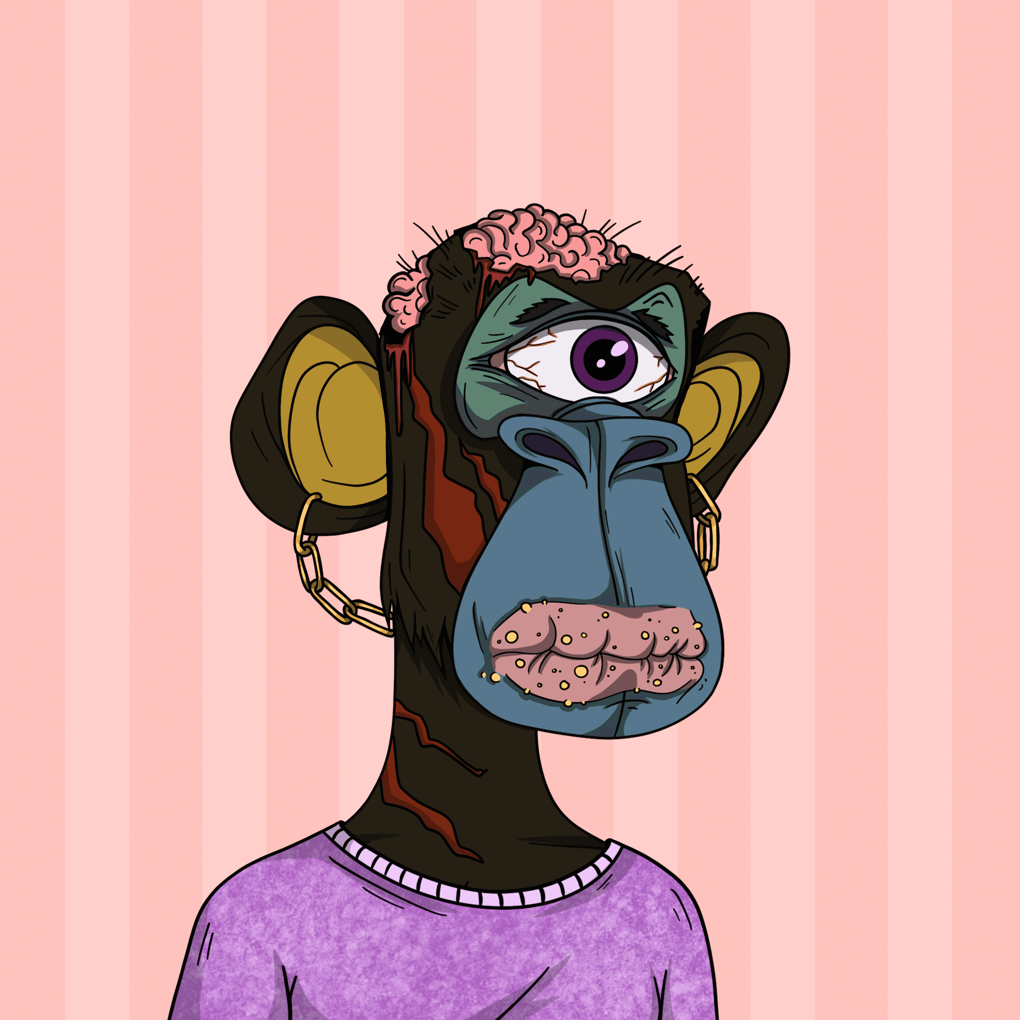 Laboratory Monkey #10015 - Laboratory Monkeys | OpenSea