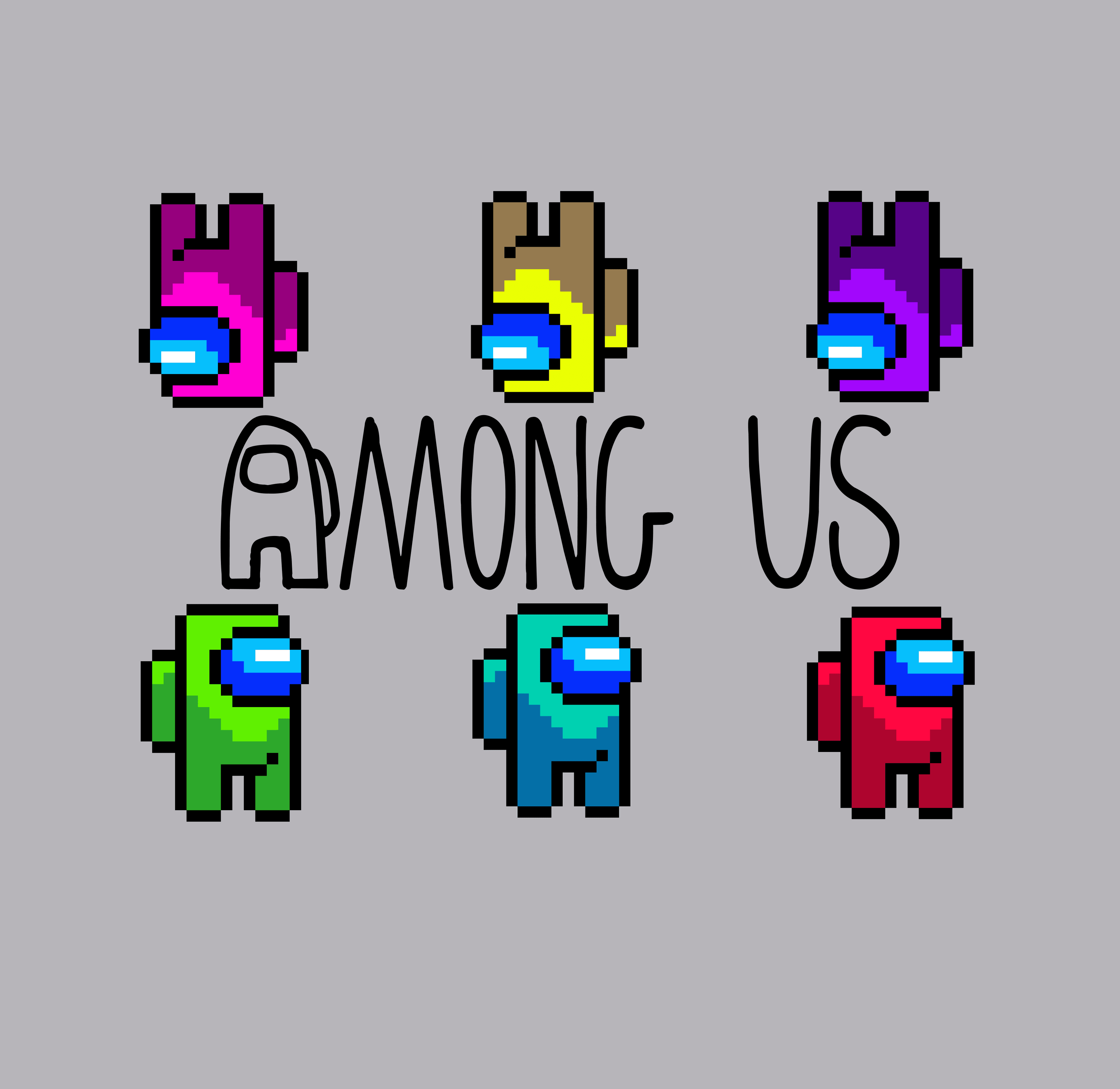 Pixel art collection Among Us - Collection | OpenSea