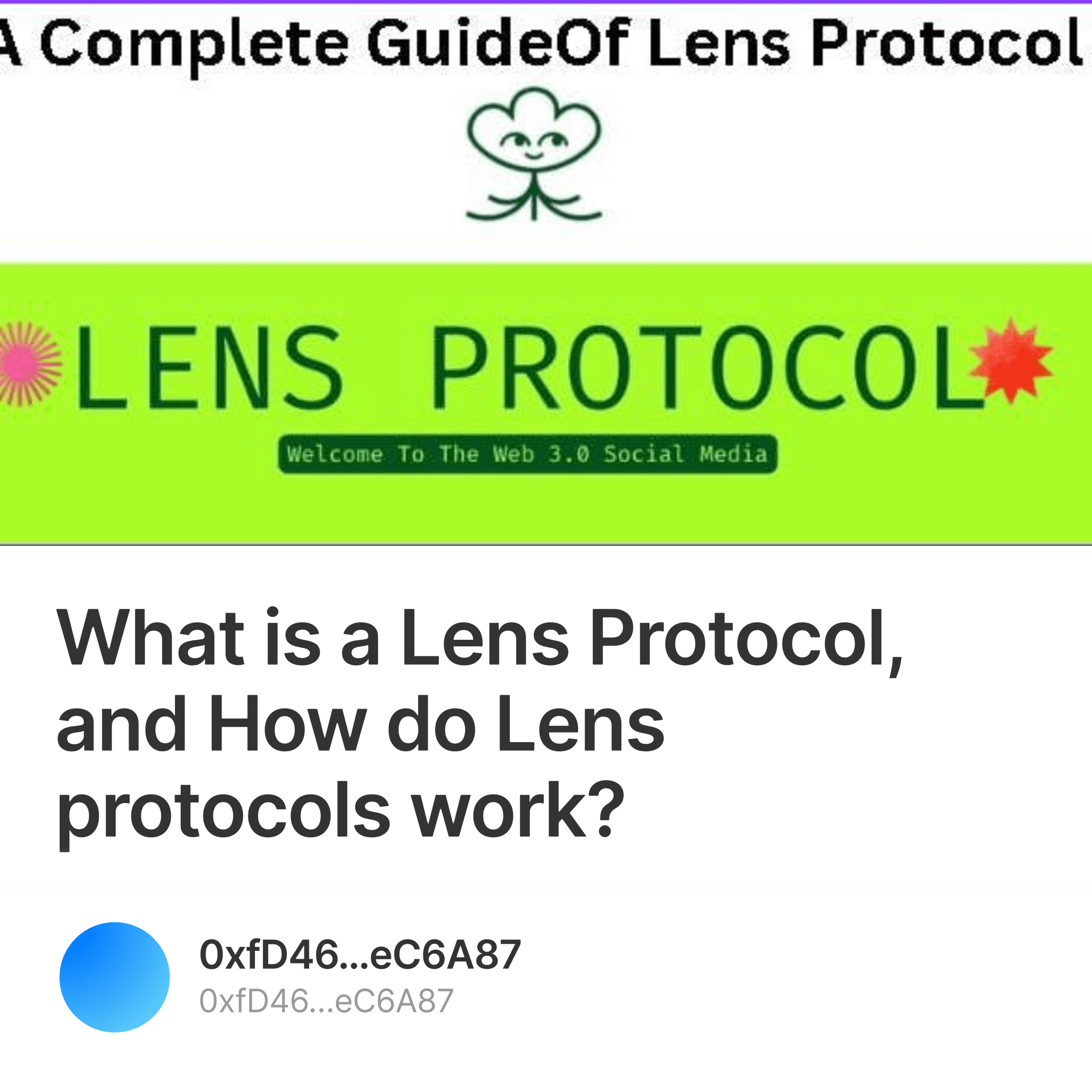 What is a Lens Protocol, and How do Lens protocols work? - Collection ... What is a Lens Protocol, and How do Lens protocols work? - Collection ...
