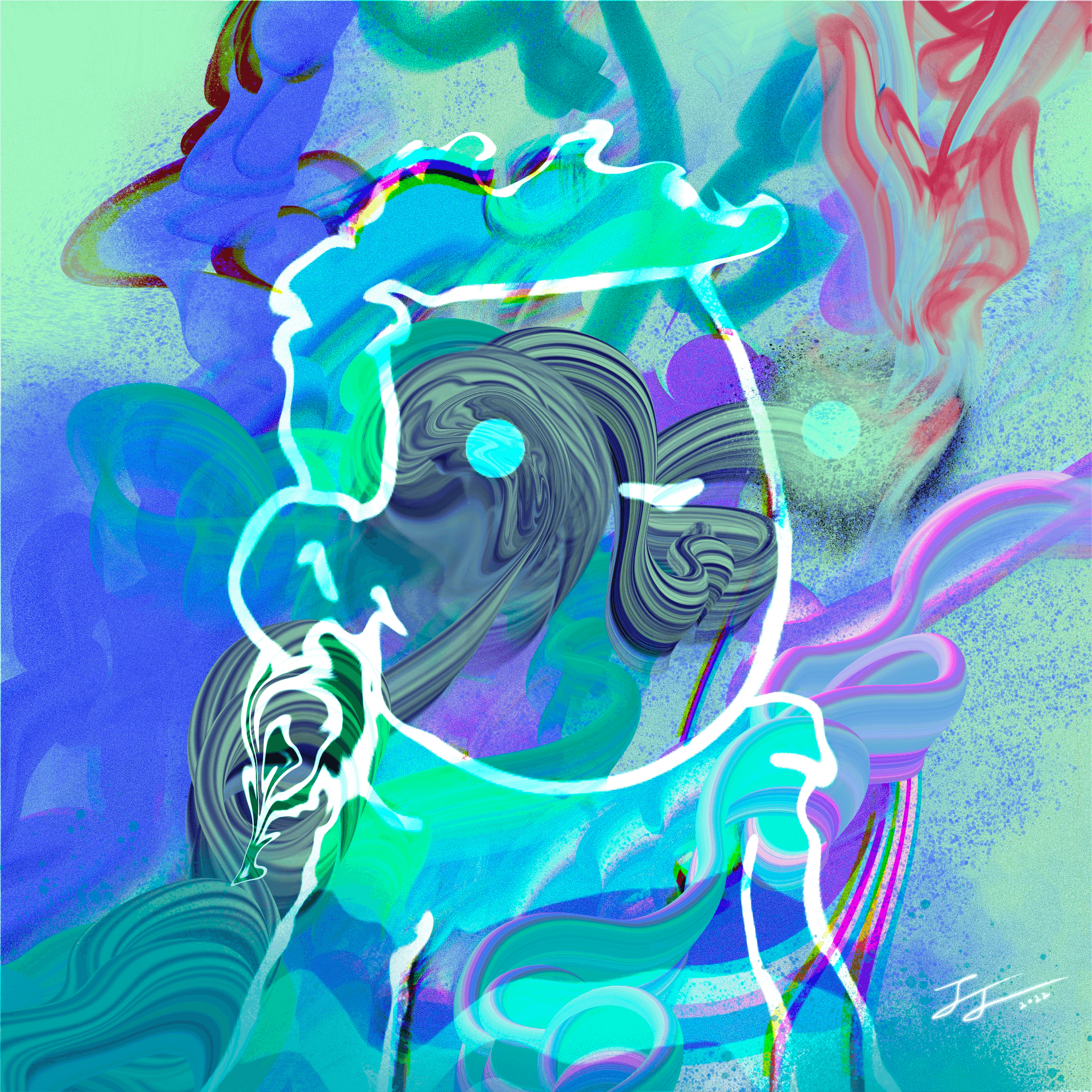 Abstract PFP for Frens - Abstract Painting ; Abstract Vibes | OpenSea