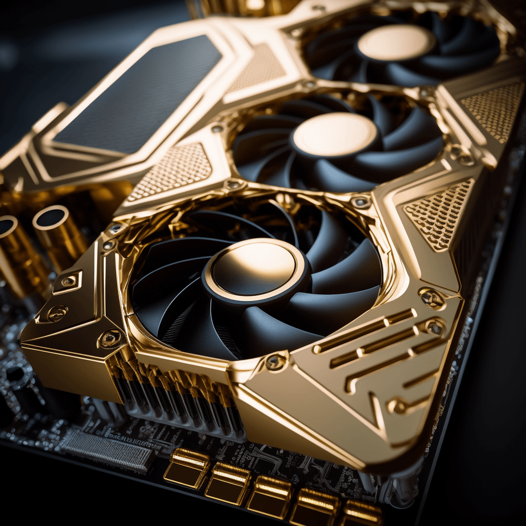 One piece in the world pure gold graphic card - HardWare Gold | OpenSea