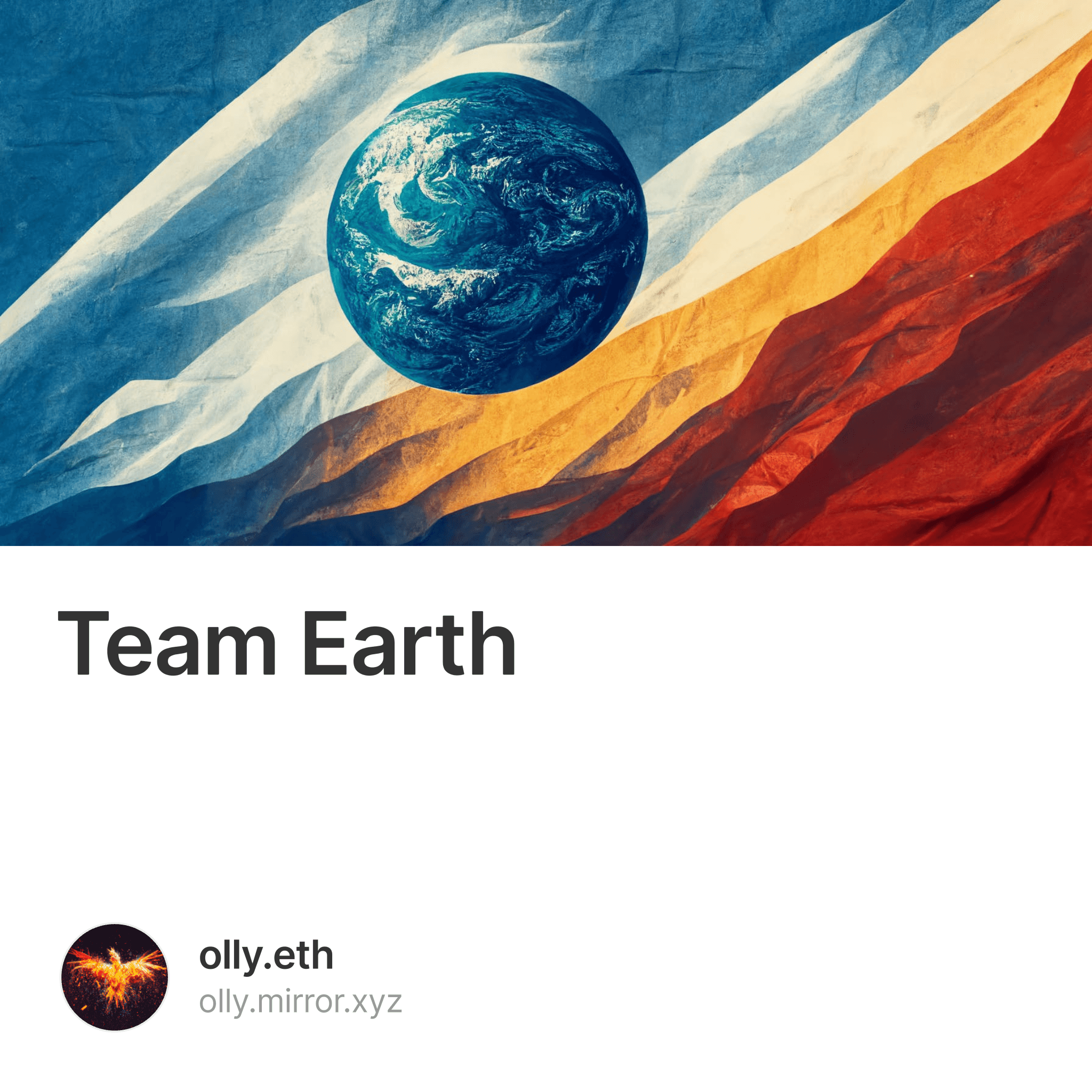 Team Earth V2 - Collection | OpenSea