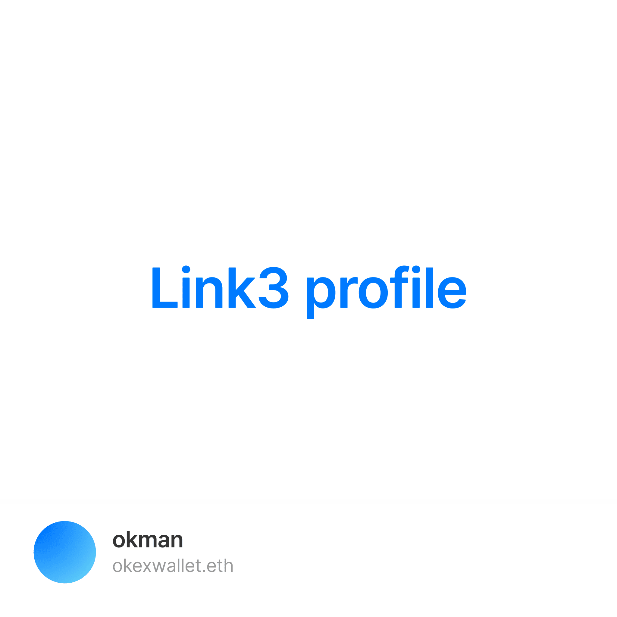 Link3 profile - Collection | OpenSea