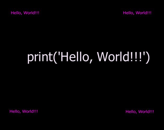 Print ('Hello, World!!!') V3 - Collection | OpenSea Print ('Hello, World!!!') V3 - Collection | OpenSea