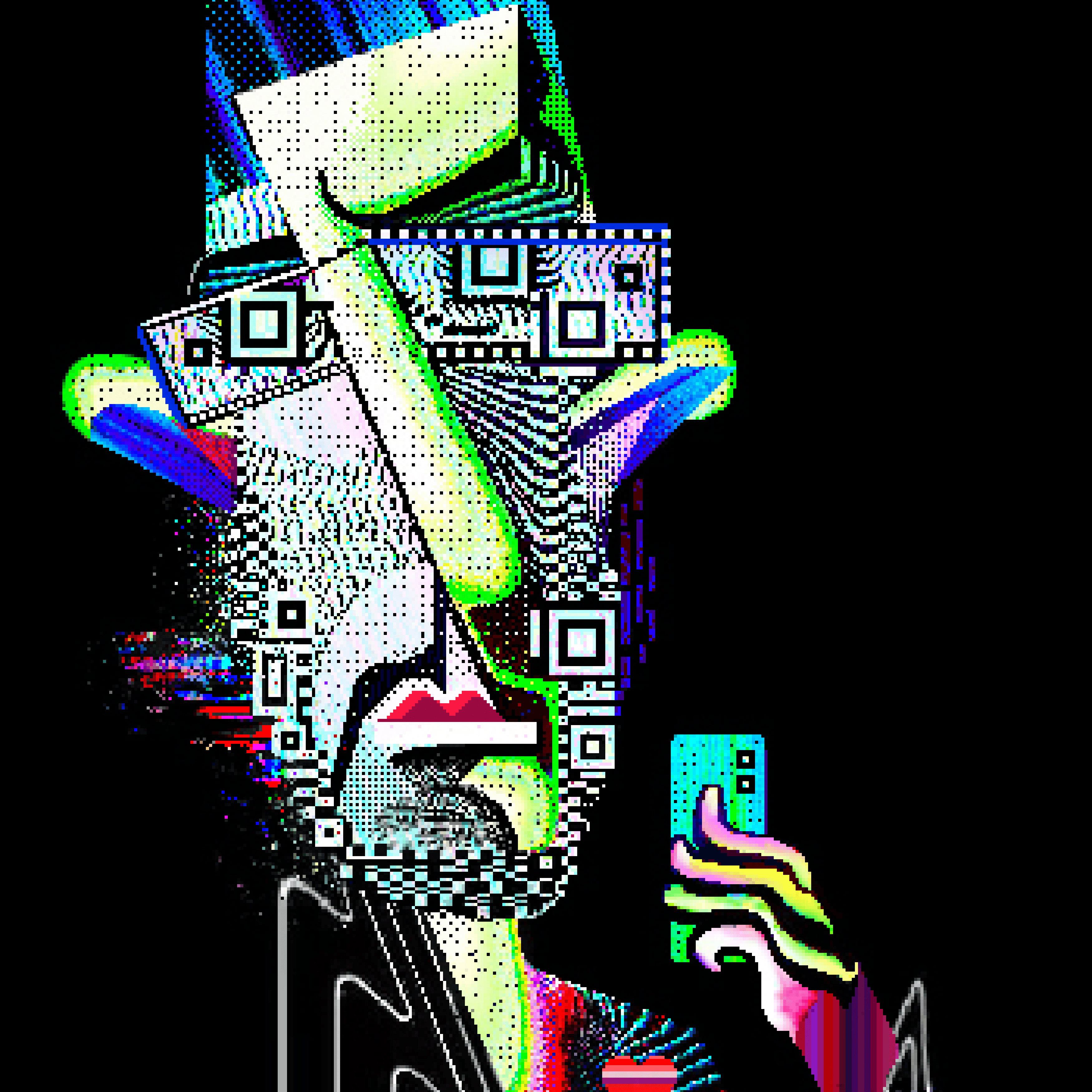 QR code Portrait - Collection | OpenSea