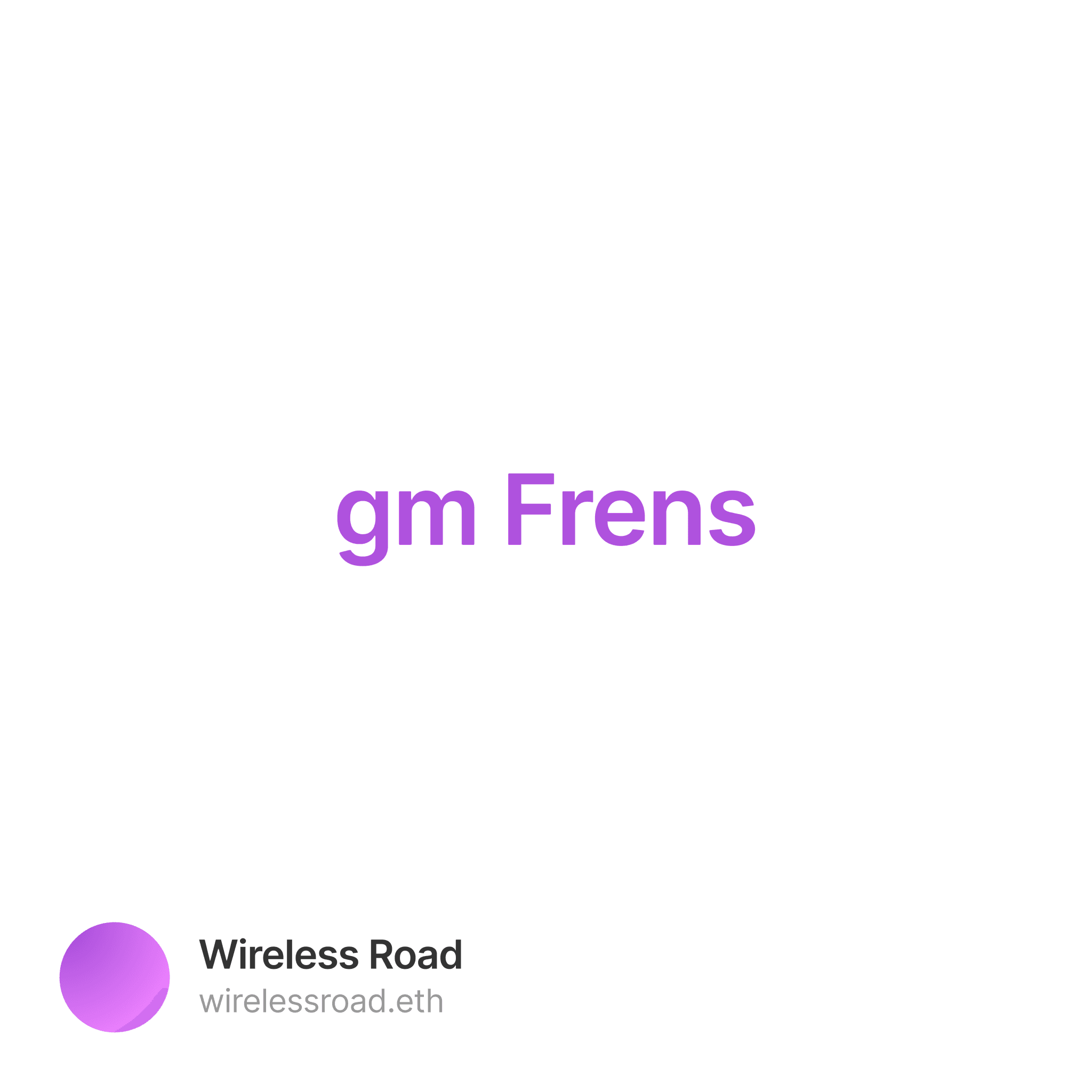 gm Frens V2 - Collection | OpenSea