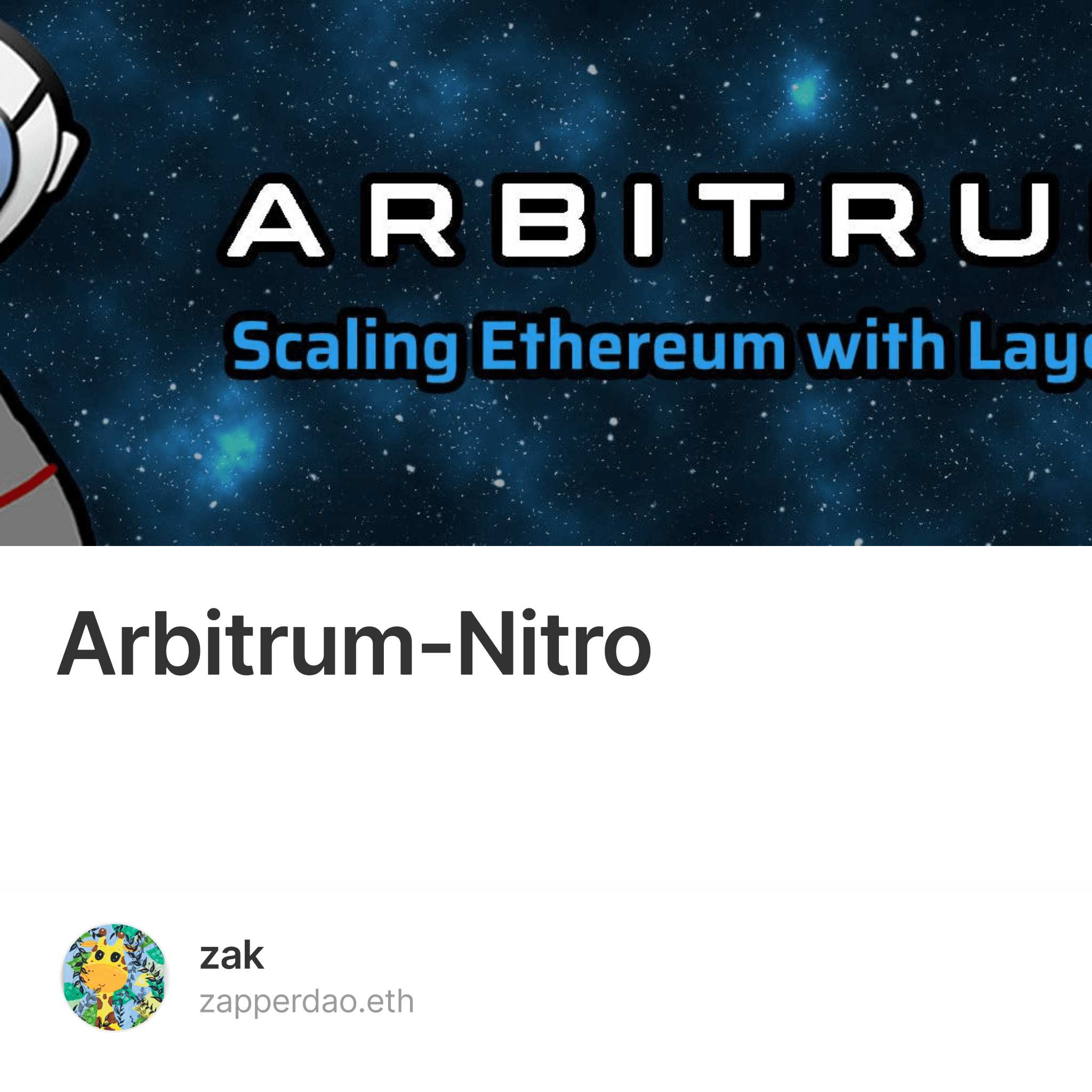 Arbitrum-Nitro - Collection | OpenSea Arbitrum-Nitro - Collection | OpenSea