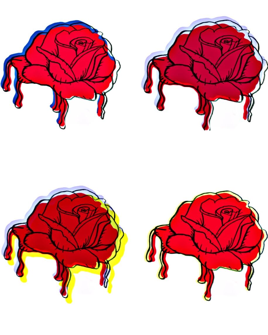 Dripping Melting Roses Digital Token - Collection | OpenSea