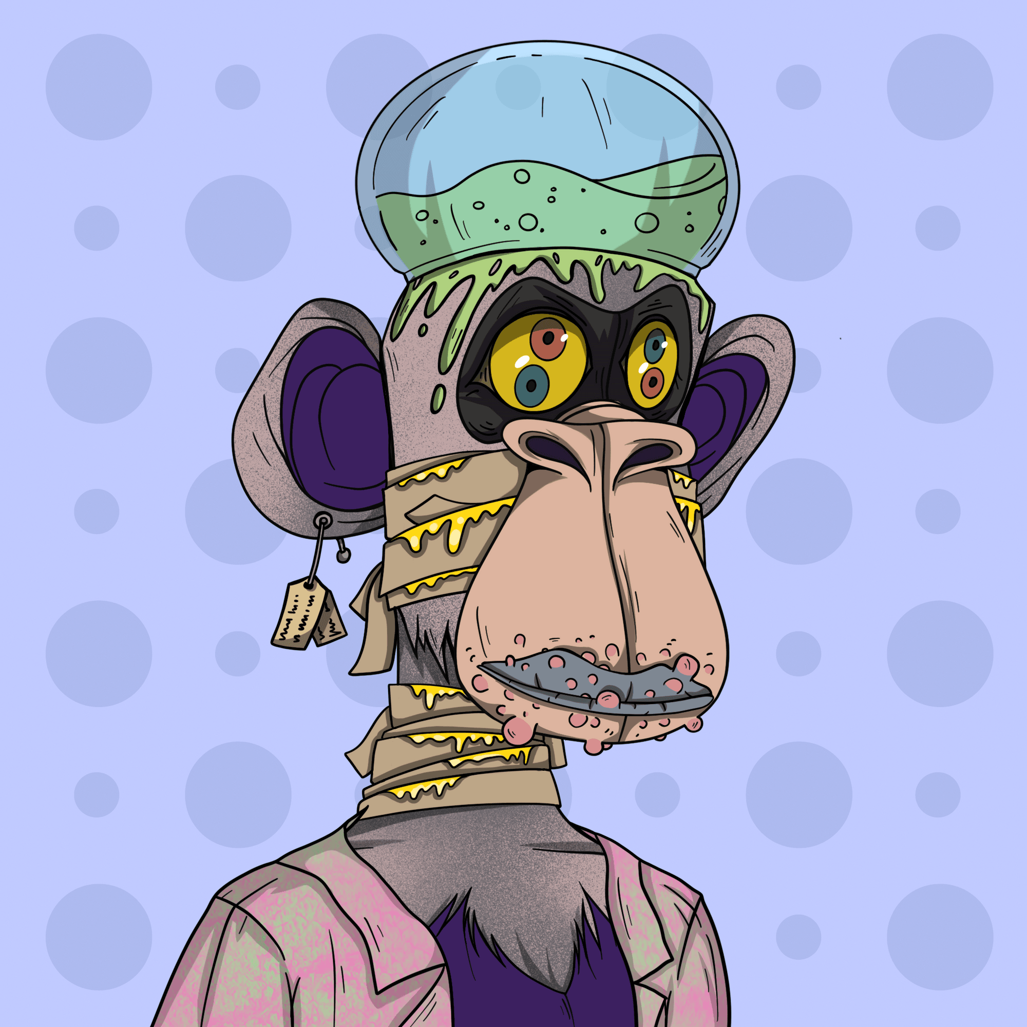 Laboratory Monkey #22222 - Laboratory Monkeys | OpenSea