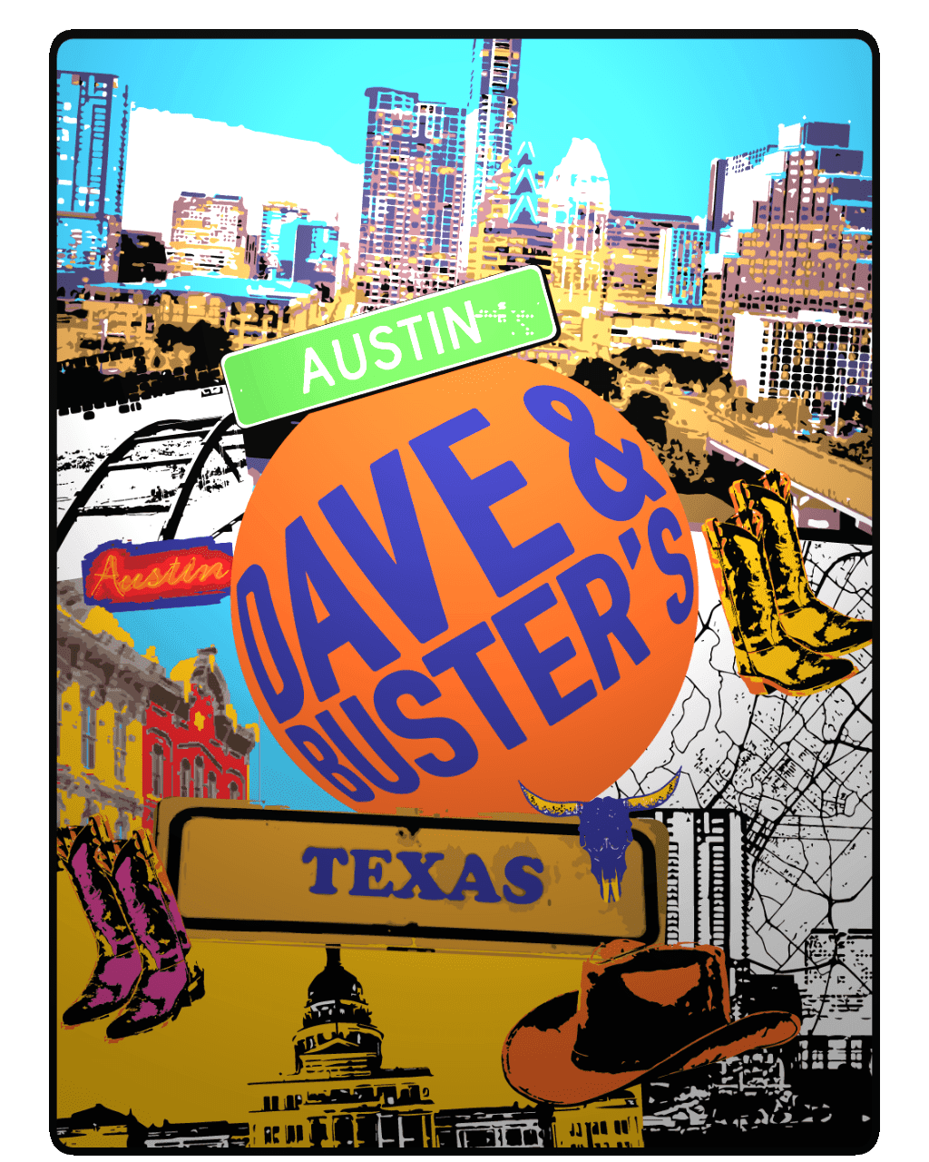 Austin TX Pop Art Edition - Collection | OpenSea