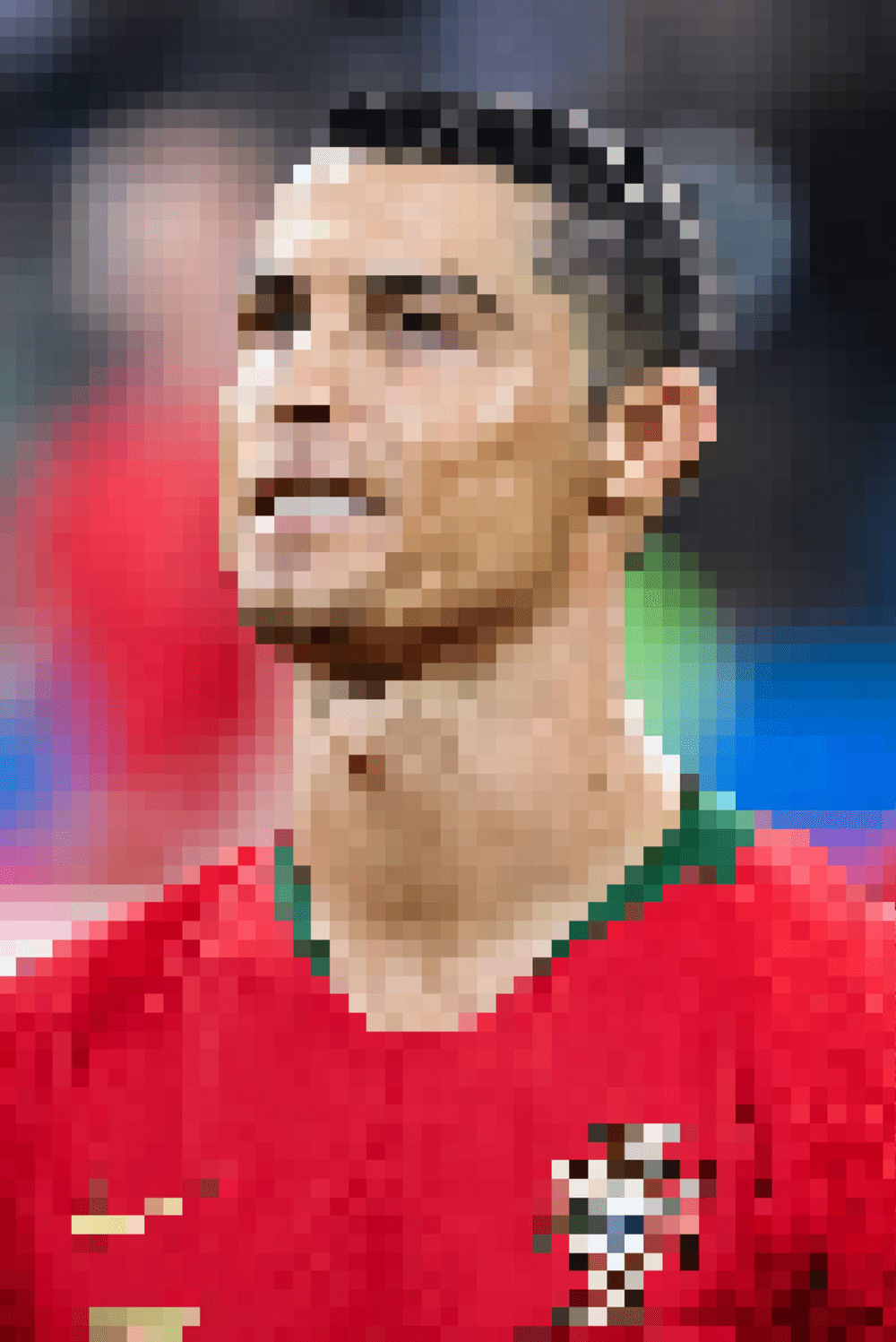 Pixeled Cristiano Ronaldo - Pixels and people | OpenSea