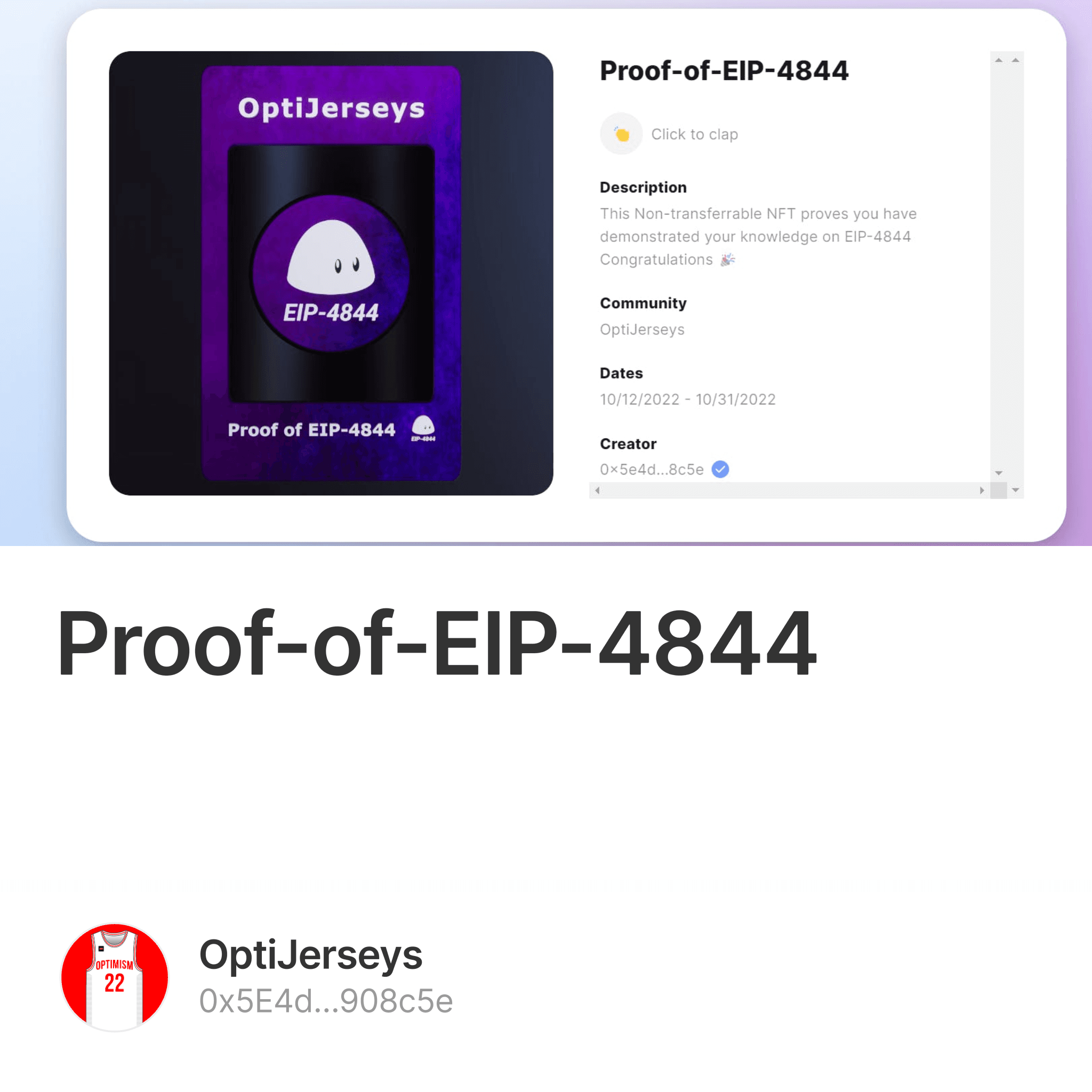 Proof-of-EIP-4844 🎉 - Collection | OpenSea