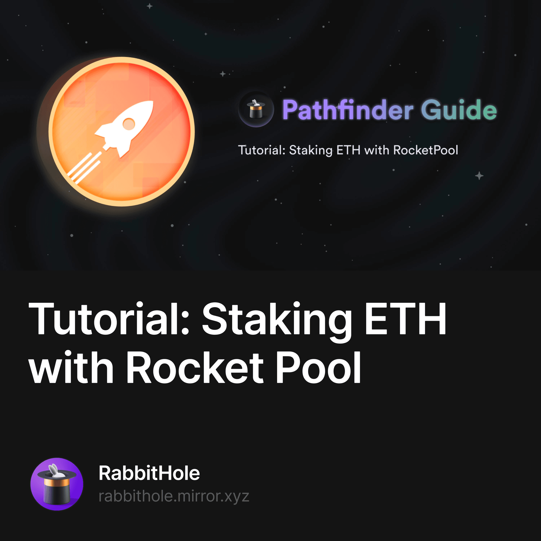 Tutorial Staking ETH with Rocket Pool - Collection | OpenSea Tutorial Staking ETH with Rocket Pool - Collection | OpenSea