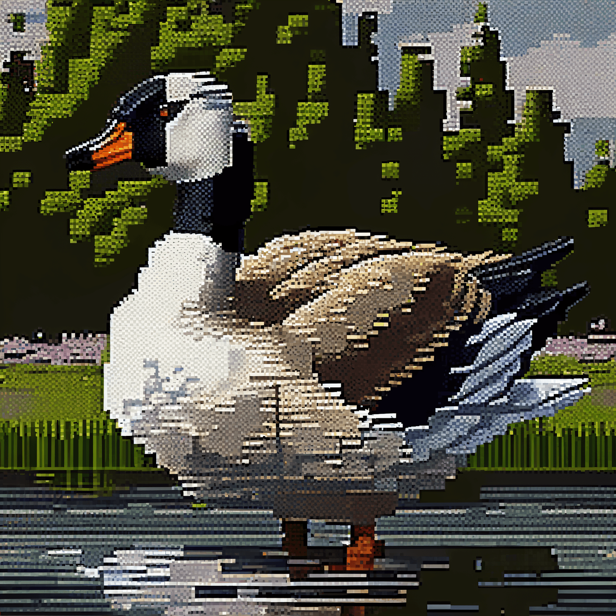Goose 109 - Goose Pixel Art | OpenSea