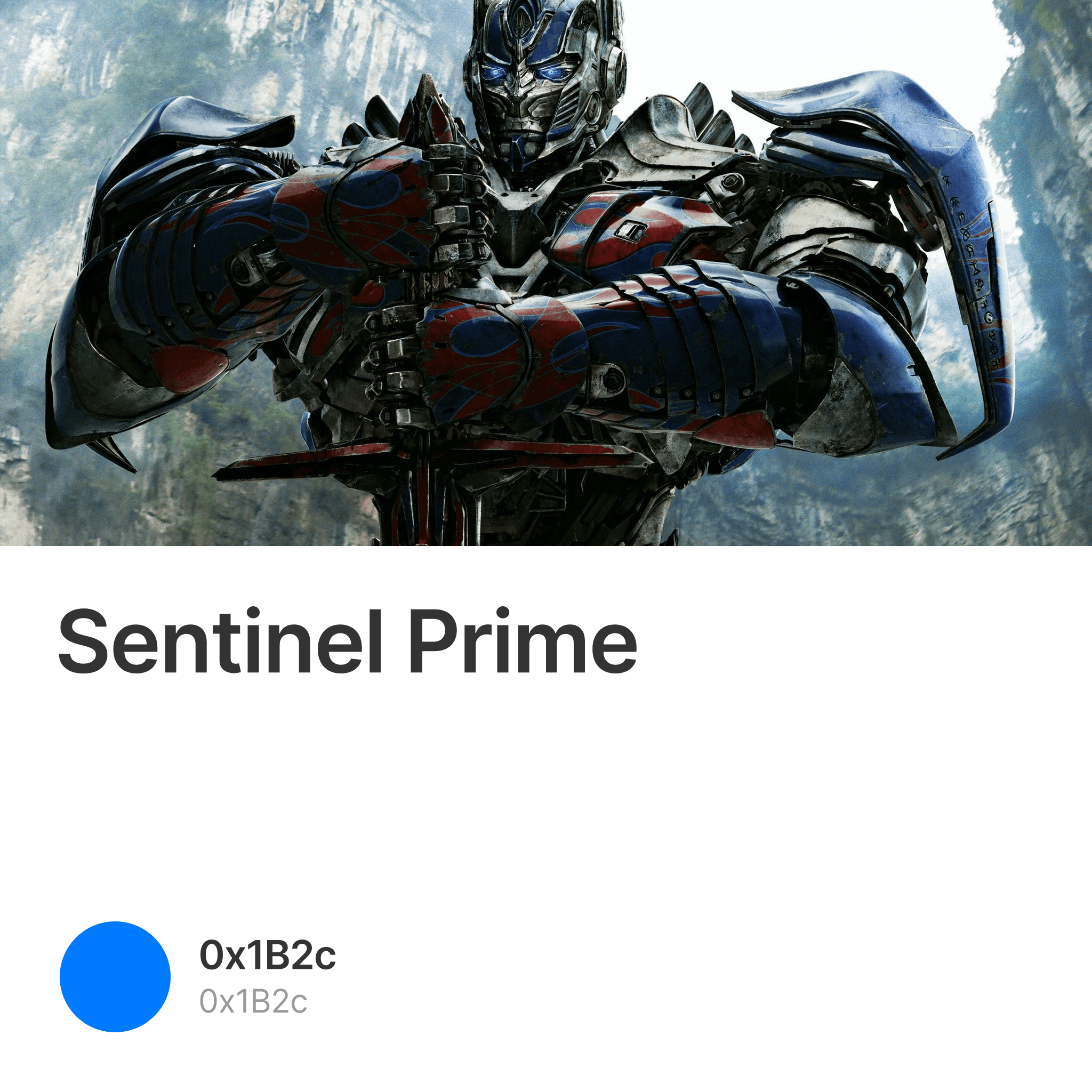 Sentinel Prime - Collection | OpenSea Sentinel Prime - Collection | OpenSea