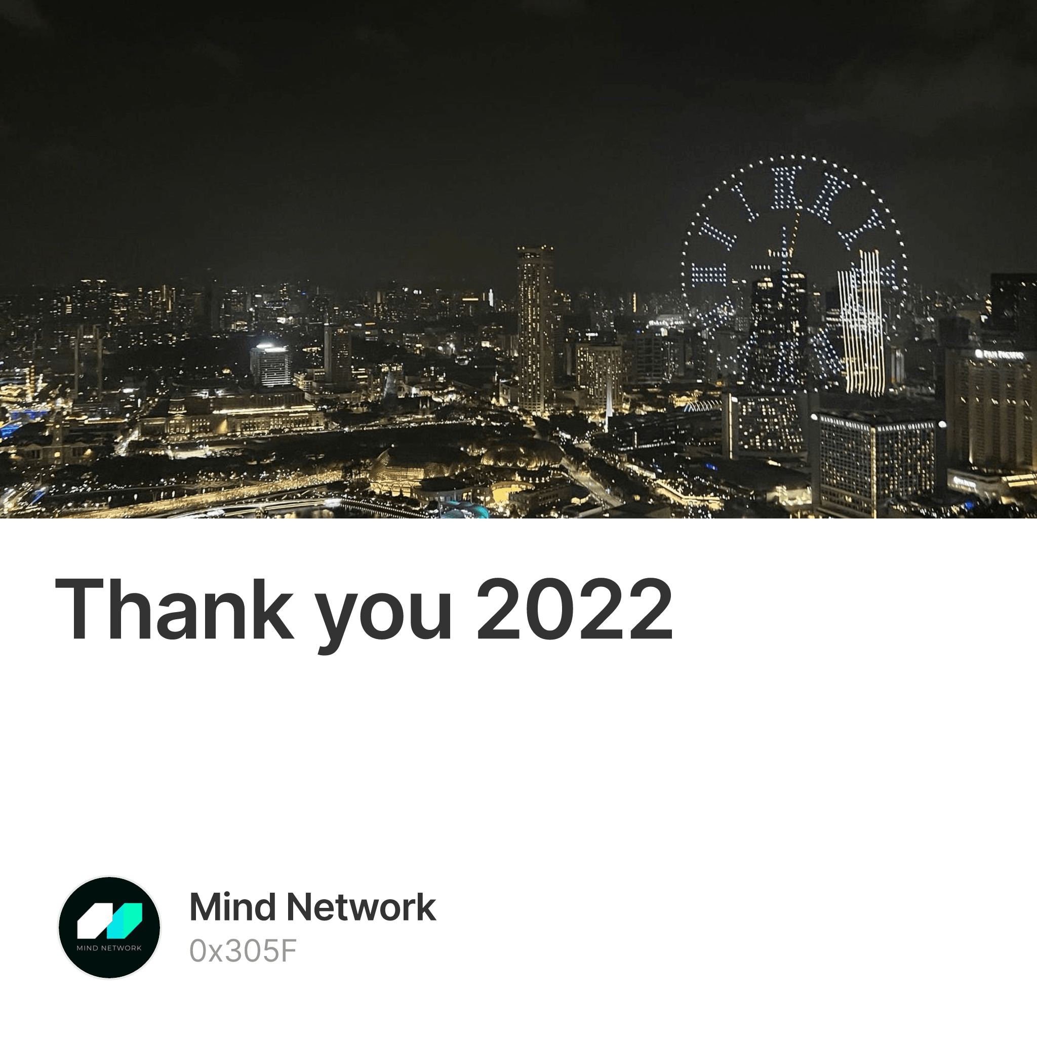 Thank you 2022 - Collection | OpenSea