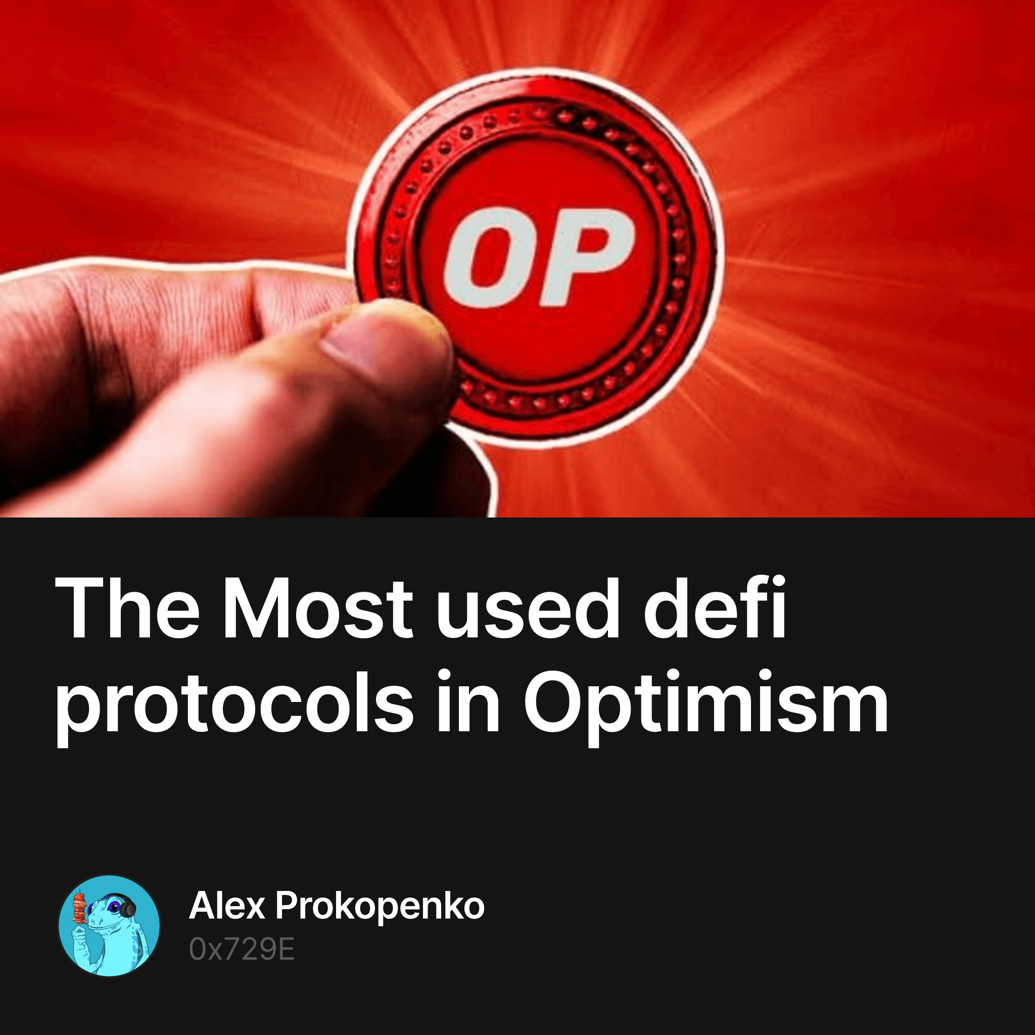 The Most used defi protocols in Optimism - Collection | OpenSea
